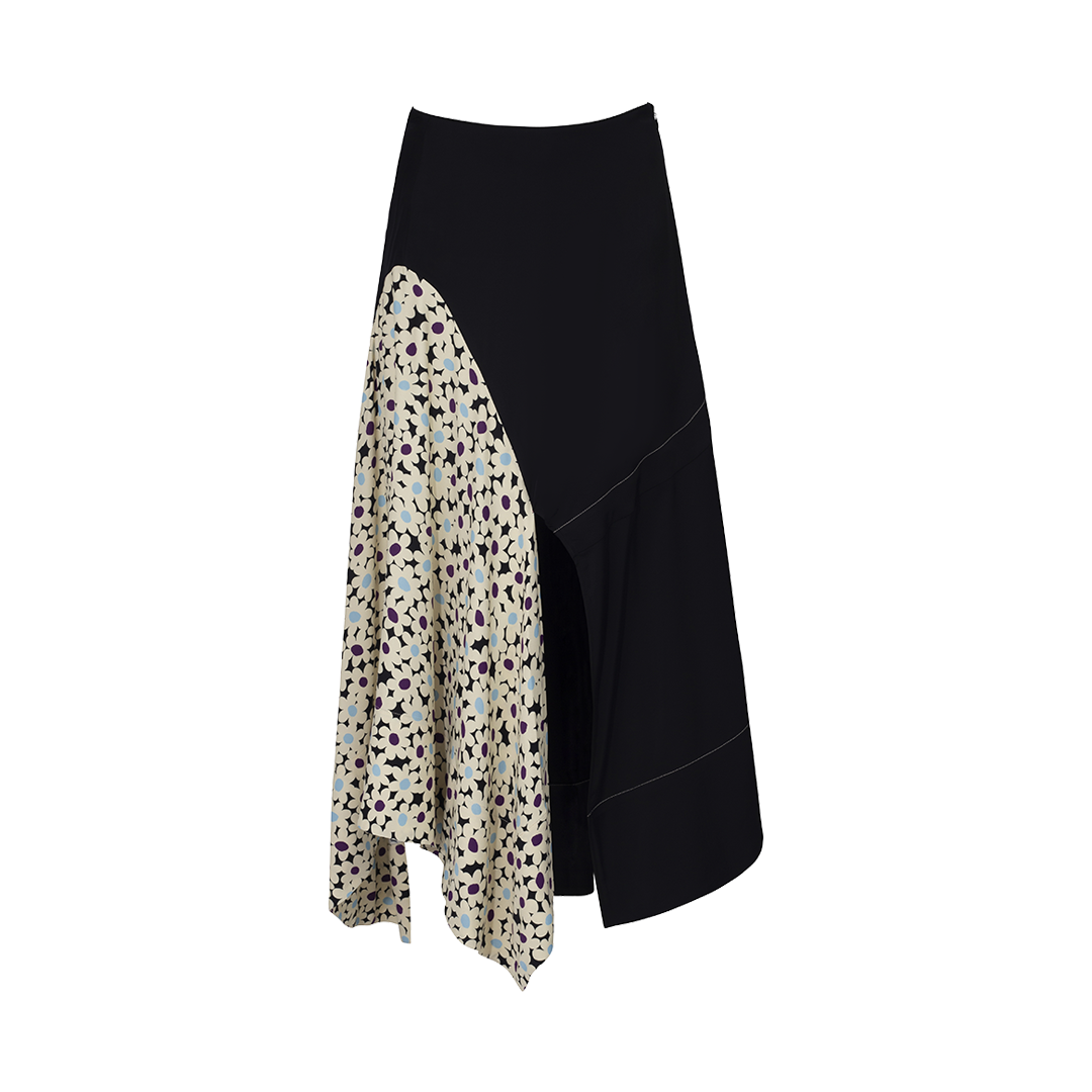 Asymmetrical Patchwork Skirt – FORTY FIVE TEN