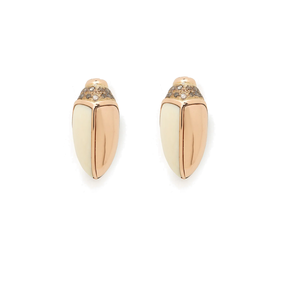 Mini Scarab Mammoth Mirror Studs – FORTY FIVE TEN