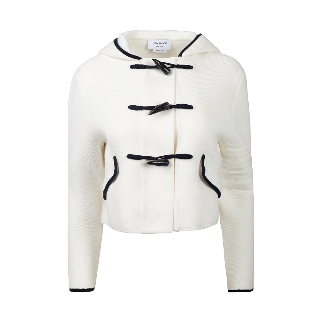 4-Bar Cropped Duffle Jacket – FORTY FIVE TEN