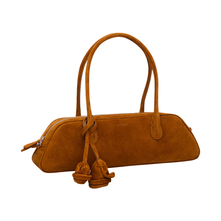 Brigitte Trapeze Suede Bag – FORTY FIVE TEN