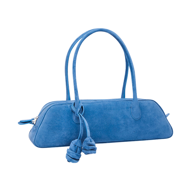 Brigitte Trapeze Suede Bag – FORTY FIVE TEN